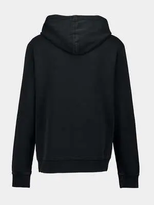 Balmain Embroidered Hoodie - Black