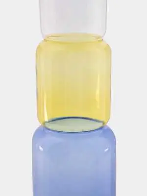 ICHENDORF MILANO Amber And Blue Revolve Vase