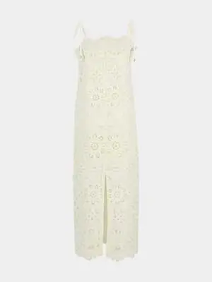 Zimmermann Rhiannon Embroidered Maxi Dress - White