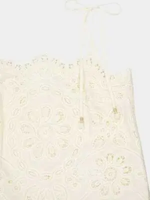 Zimmermann Rhiannon Embroidered Maxi Dress - White