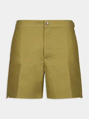 Frescobol Carioca Copacabana Tailored Swim Shorts - Brown