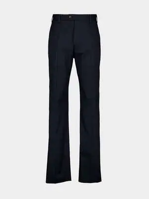 Alexander McQueen Navy Chino Trousers - Blue