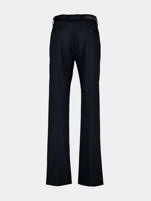 Alexander McQueen Navy Chino Trousers