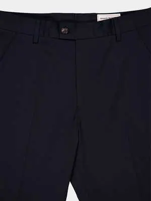 Alexander McQueen Navy Chino Trousers
