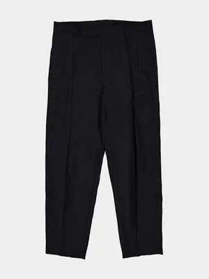 Dolce & Gabbana Classic Linen Straight-fit Trousers