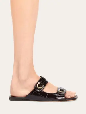 FERRAGAMO Gancini Ornament Slides