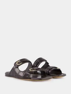 FERRAGAMO Gancini Ornament Slides