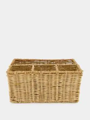 Madam Stoltz Handmade Rattan Organizer