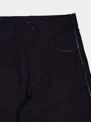 Marni Stretch Denim Trompe L'oeil Bermuda Shorts - Blue