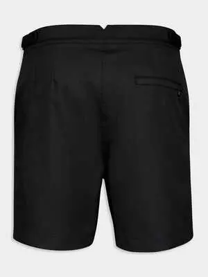 Frescobol Carioca Tailored Mid-length Swim Shorts - Black