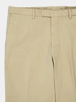 Boglioli Stretch Cotton Trousers - Beige