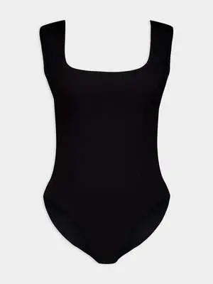 HAIGHT. Brigitte Crepe Swimsuit - Black