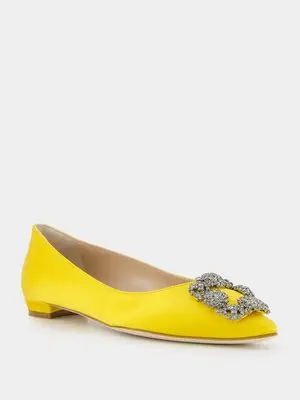 Manolo Blahnik Hangisiflat Ballerinas