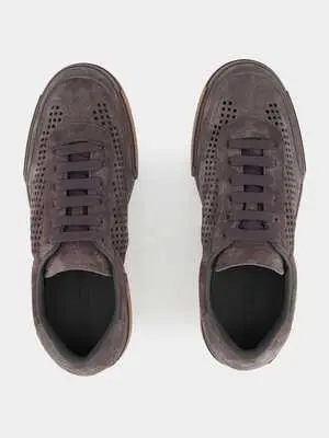 Dolce & Gabbana Suede Portofino Yacht Sneakers