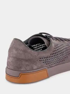 Dolce & Gabbana Suede Portofino Yacht Sneakers