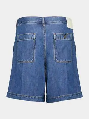 Valentino Garavani Denim Bermuda Shorts