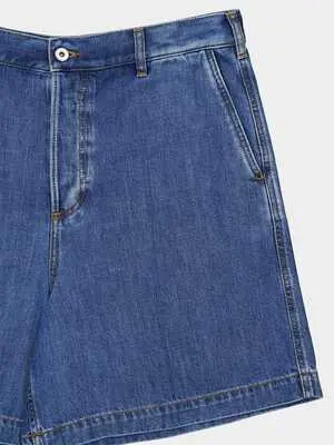 Valentino Garavani Denim Bermuda Shorts - Blue