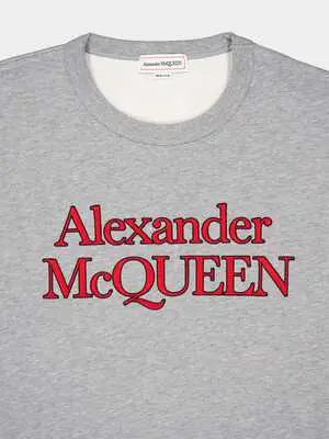 Alexander McQueen Kimono Sleeve Logo Sweatshirt