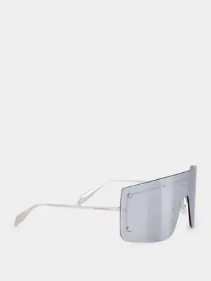 Alexander McQueen Mask Sunglasses With Spike Studs