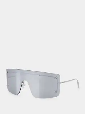 Alexander McQueen Mask Sunglasses With Spike Studs