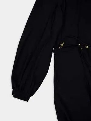 Stella McCartney Silk Crepe De Chine Midi Dress
