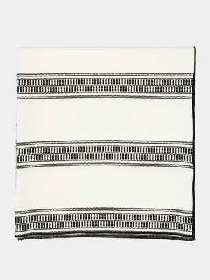 Maison De Vacances Vice Versa Embroidered Canvas Throw