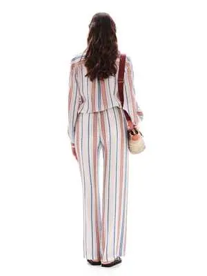Zeus+dione Abaton Textured Silk Trousers - Multicolour