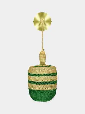 GOLDEN EDITIONS Wall Lamp Lantern - Green