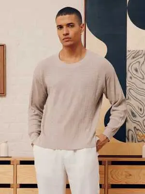 Frescobol Carioca Sancho Slim-fit Knit - Beige