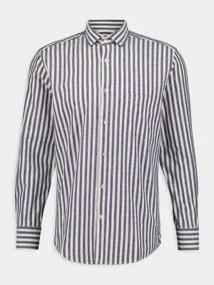 Frescobol Carioca Emilio Striped Cotton Shirt