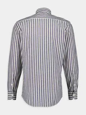 Frescobol Carioca Emilio Striped Cotton Shirt