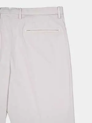 Boglioli Cotton Stretch Chino Trousers - White