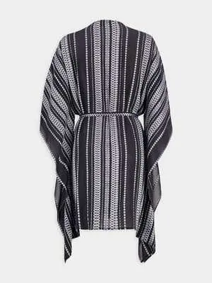 Zeus+dione Anemone Striped Silk Kaftan