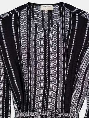Zeus+dione Anemone Striped Silk Kaftan
