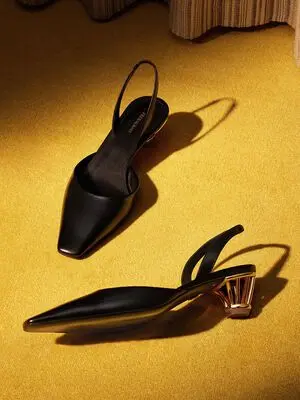 FERRAGAMO Cage Heel Slingback