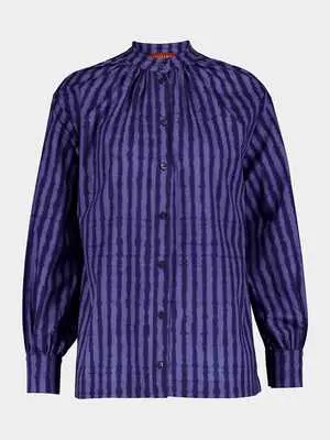 Altuzarra Teresa Striped Top - Blue
