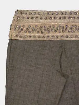 Stella McCartney Crystal-embellished Wool Trousers