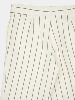 Stella McCartney Pinstripe Straight-leg Trousers - Cream