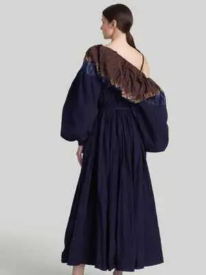 Altuzarra Andrea Cotton Dress - Brown