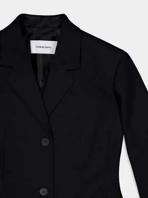 FERRAGAMO Cut-out Wool Blazer