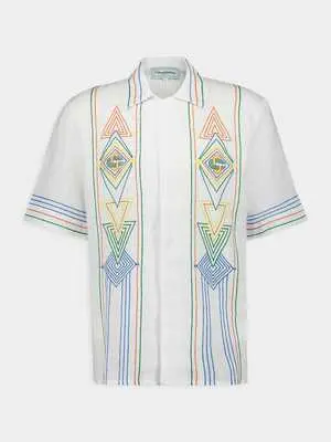 Casablanca Le Fil De La Musique Linen Shirt