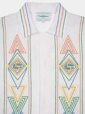 Casablanca Le Fil De La Musique Linen Shirt