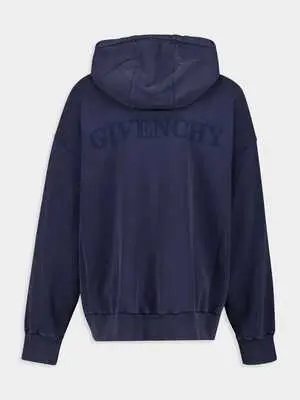 Givenchy Shadow Oversized Hoodie - Blue