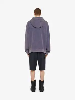 Givenchy Shadow Oversized Hoodie - Blue