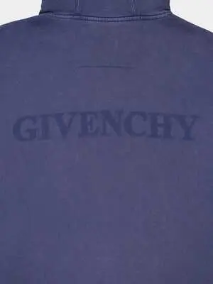 Givenchy Shadow Oversized Hoodie - Blue