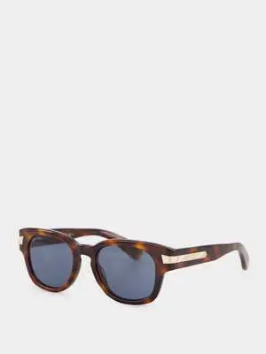Gucci Tortoiseshell Oval-shaped Frame Sunglasses