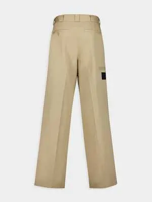 Givenchy Canvas Wide-leg Chinos - Beige
