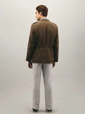 Boglioli Garment-dyed Linen Field Jacket