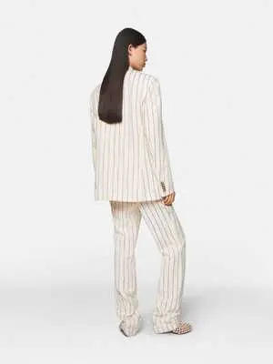Stella McCartney Striped Single-breasted Blazer