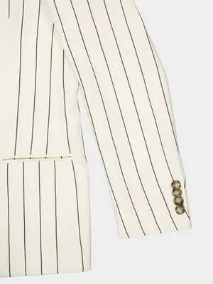 Stella McCartney Striped Single-breasted Blazer
